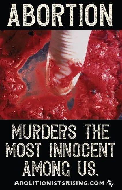 The Most Innocent Among Us Sign | Abolitionists Rising Gear Store